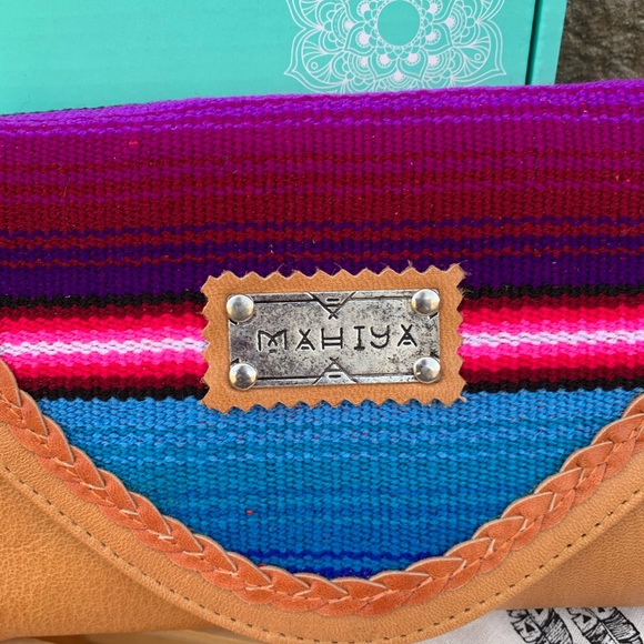 Mahiya | Bags | Hptoloka Leatherwoven Clutch Walletpurse | Poshmark